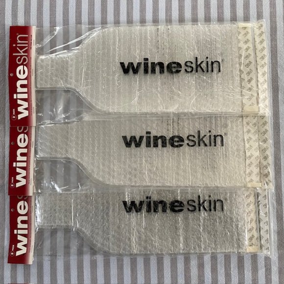 WineSkin | Dining | Wineskin Basic Single Use Bottle Transport Bag 3 ...